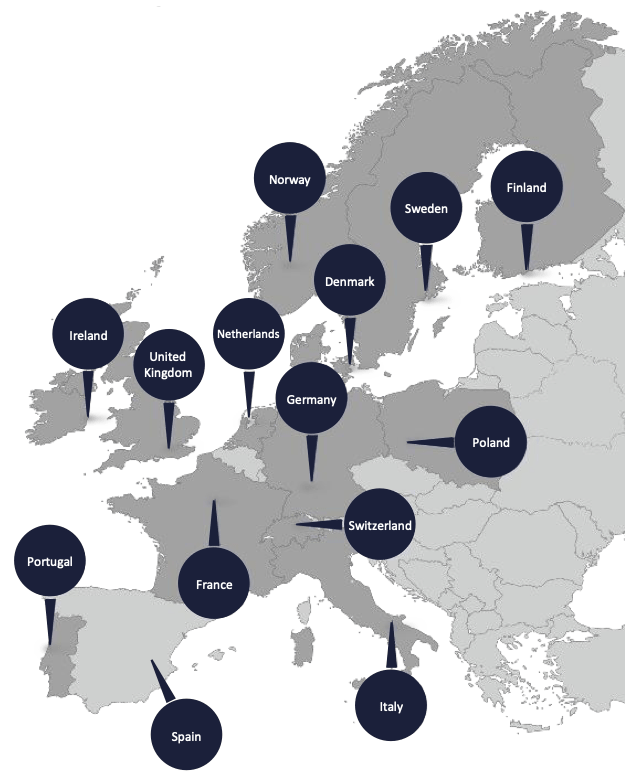 International Data Centre Services Coverage | Datalec UK